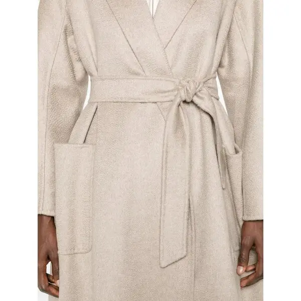 Max Mara Single-breasted Cashmere Coat - Cream