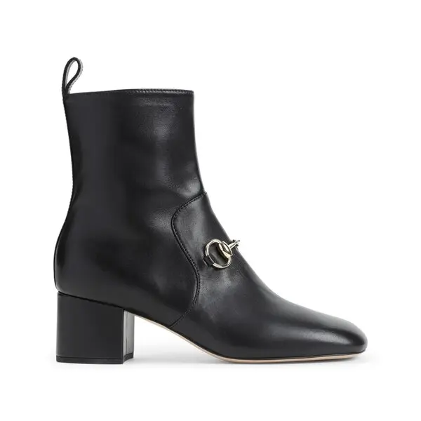 Gucci Lady Horsebit Boots - Black