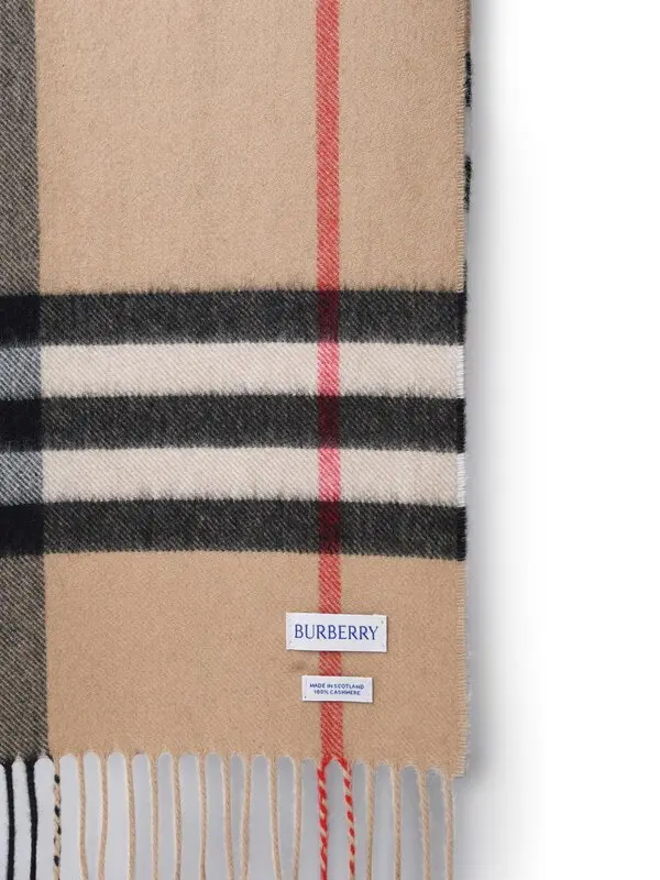 Burberry Beige Cashmere Scarf