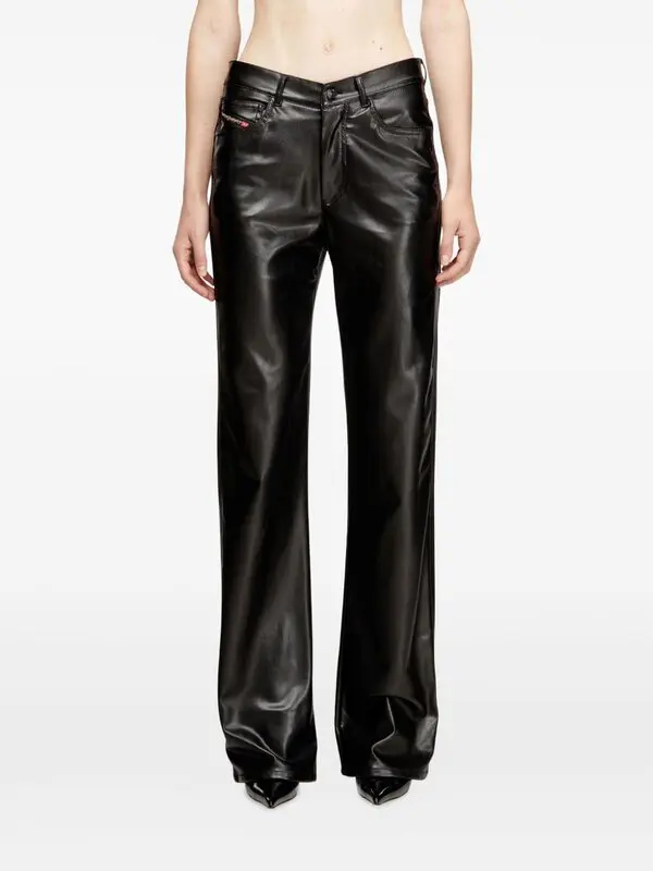 DIESEL® Faxu Leather Trousers