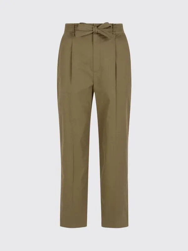 Saint Laurent Cotton Trousers - Brown