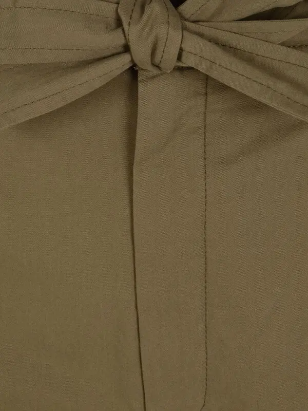 Saint Laurent Cotton Trousers - Brown