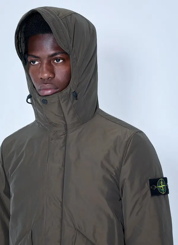 Stone Island Hooded Quilted Jacket