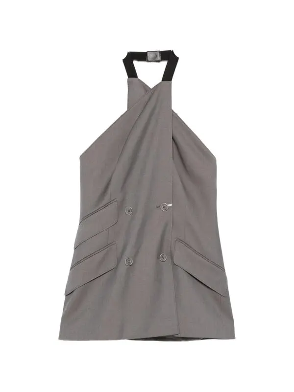 Max Mara Wool Halterneck Top - Multicolor