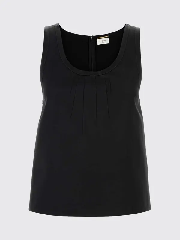 Saint Laurent Viscose Sleeveless Top