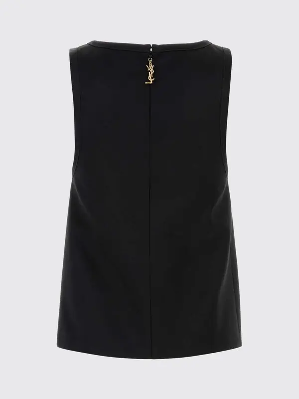 Saint Laurent Viscose Sleeveless Top