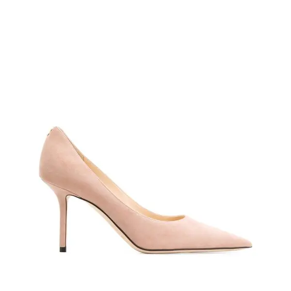 JIMMY CHOO Suede Love Pumps - Cream