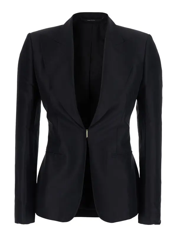 Gucci Silk Single-breasted Jacket - Multicolor