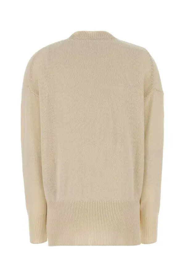 JIL SANDER Ivory Cashmere Oversize Sweater