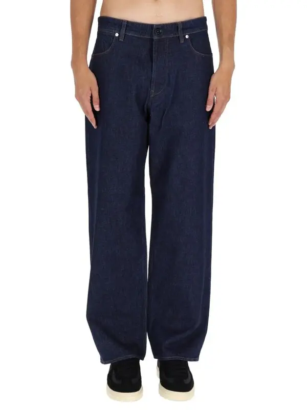 Stone Island Indigo Denim Pants - Blue