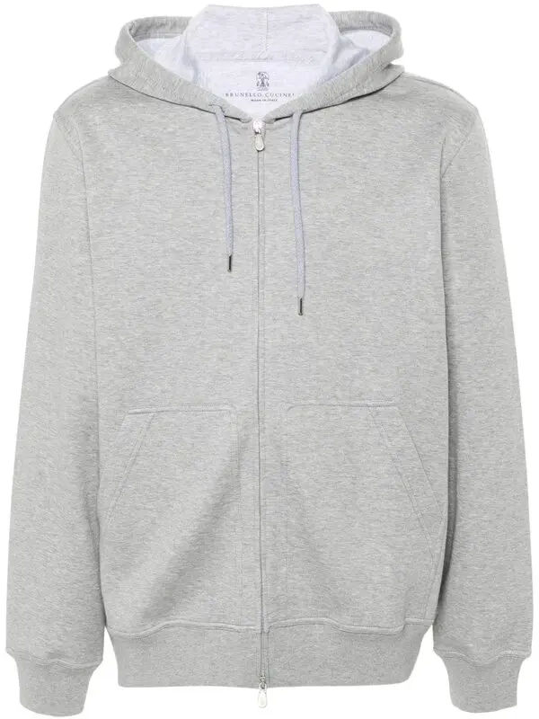 Brunello Cucinelli Cotton Blend Hoodie - Multicolor