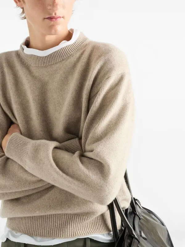 Prada Re-cashmere Crewneck Sweater