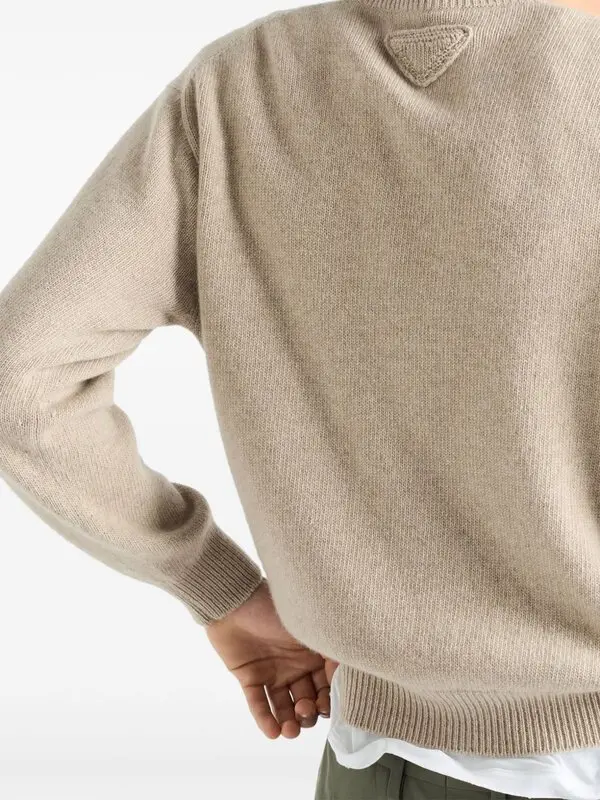 Prada Re-cashmere Crewneck Sweater