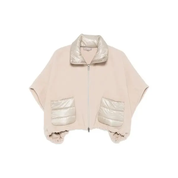 Herno Neutrals Jackets Capes & Ponchos - Cream