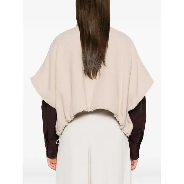 Herno Neutrals Jackets Capes & Ponchos - Cream