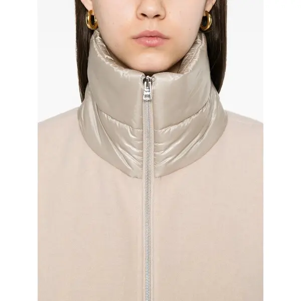 Herno Neutrals Jackets Capes & Ponchos - Cream