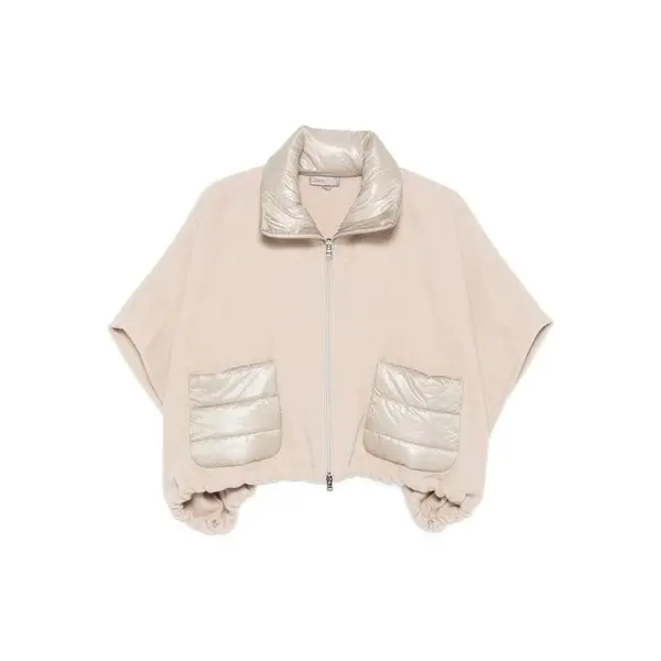 Herno Short Sleeve Quilted Jacket - Cream