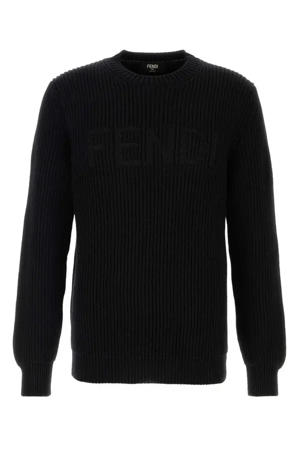 Fendi Wool Sweater - Black