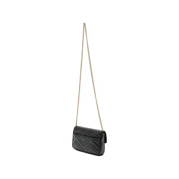 Gucci Matelassé Leather Cross-body Bag - Black