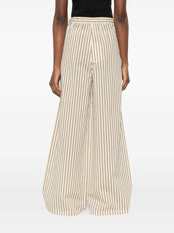 Max Mara Striped Wide-leg Trousers