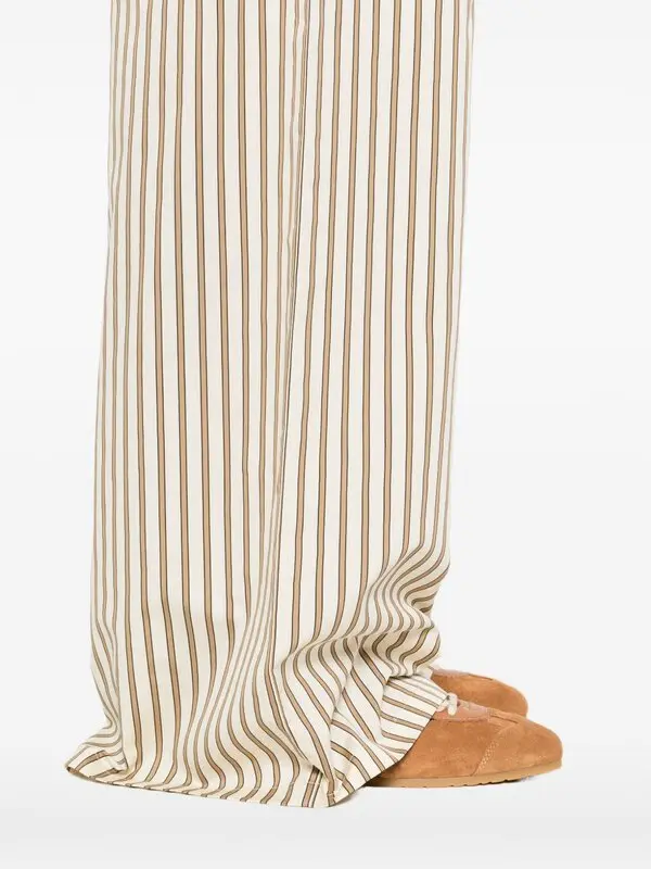 Max Mara Striped Wide-leg Trousers