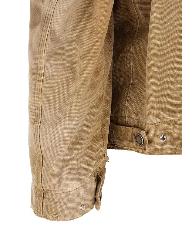GOLDEN GOOSE Journey Reversible Jacket - Cream