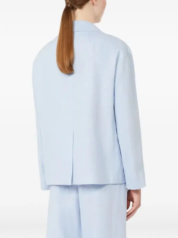 Max Mara Linen Double-breasted Jacket