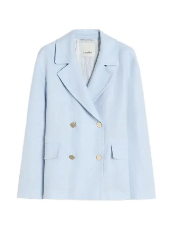 Max Mara Linen Double-breasted Jacket