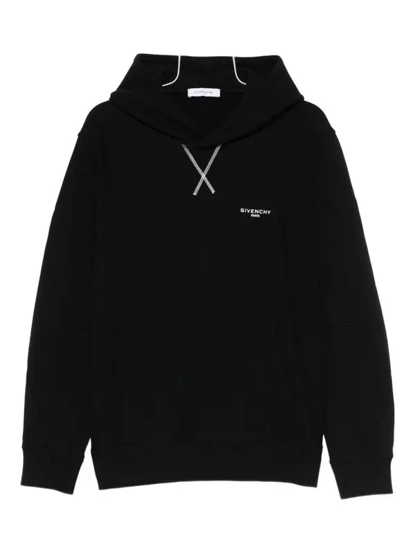 Givenchy Logo Cotton Hoodie - Multicolor