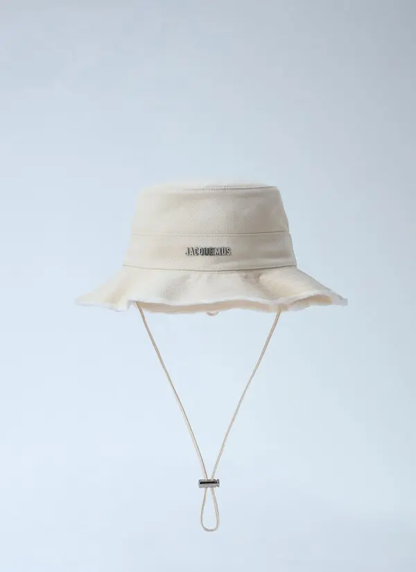 Jacquemus Le Bob Artichaut Bucket Hat - White