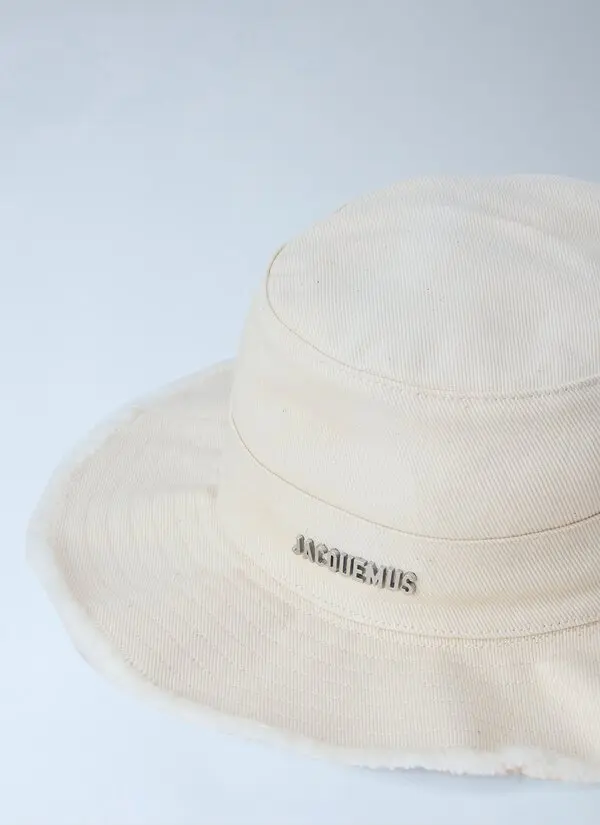Jacquemus Le Bob Artichaut Bucket Hat - White