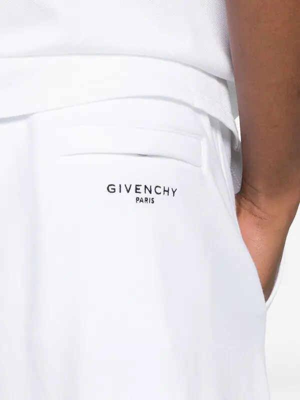 Givenchy Logo Cotton Shorts