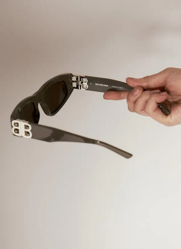 Balenciaga Dynasty D-frame Sunglasses - Gray