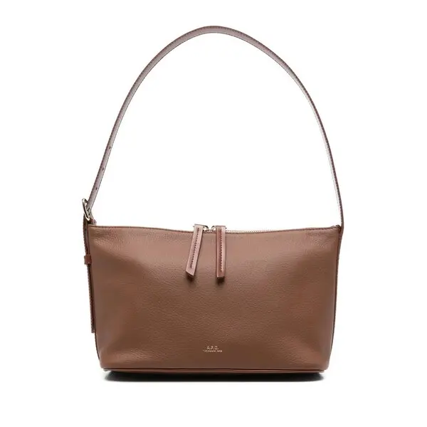A.p.c. Leather Shoulder Bag - Brown