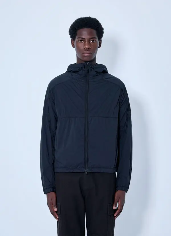 Stone Island Hooded Zip Jacket - Blue