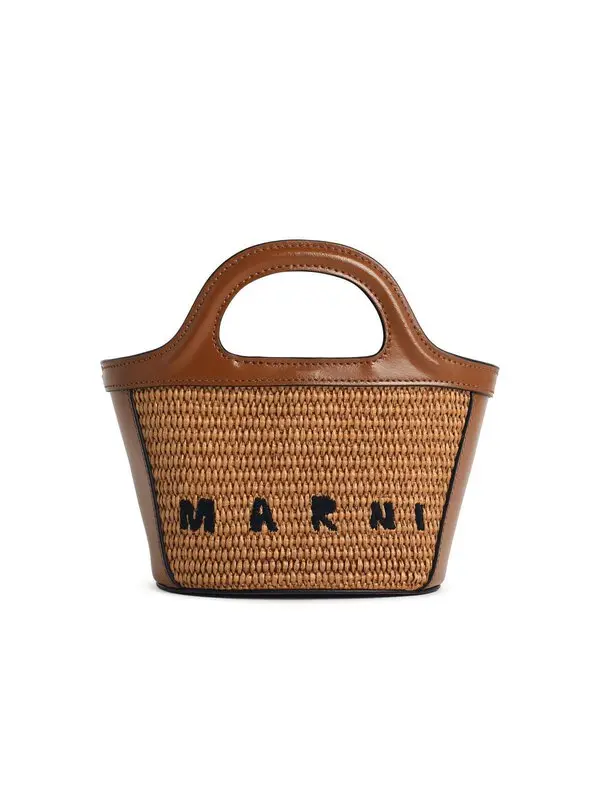 Marni Leather Blend Micro Tropicalia Bag