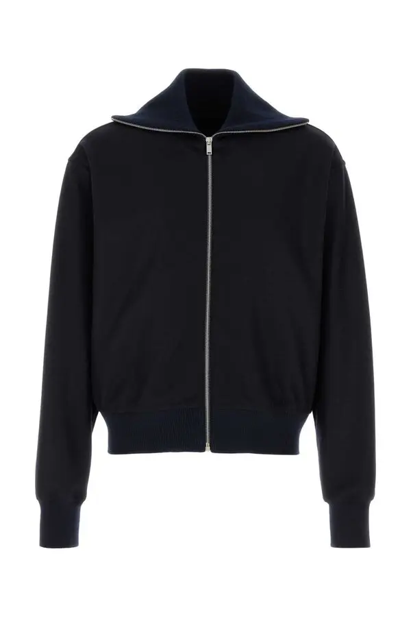 JIL SANDER Midnight Wool Cardigan