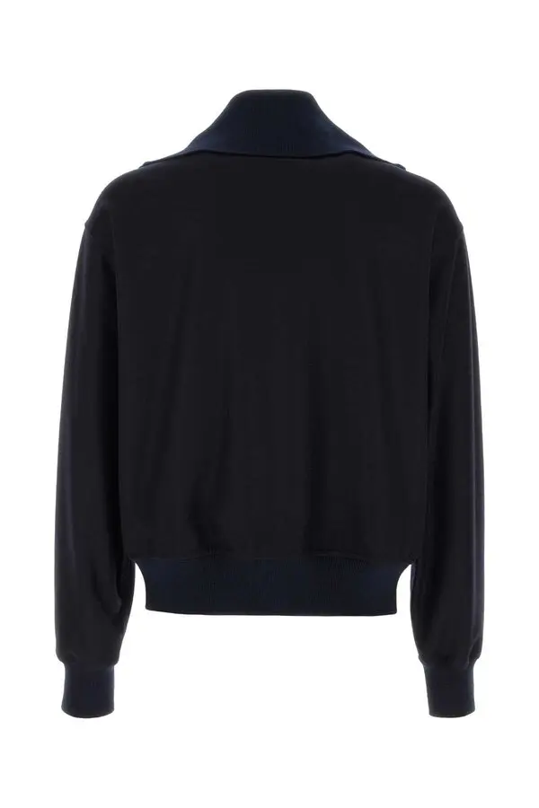 JIL SANDER Midnight Wool Cardigan
