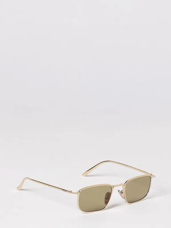 Prada Tone Metal Sunglasses With Colored Lenses And Embossed Logo