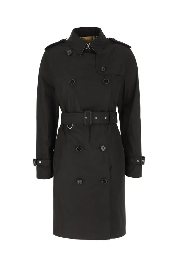 Burberry Double-breasted Belted Trench - Multicolor