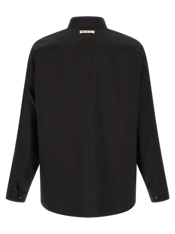 Marni Wool Shirt With Pocket