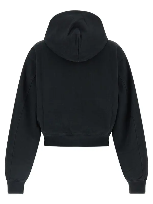 Alexander Wang Zip-up Hoodie' Sweatshirt - Black