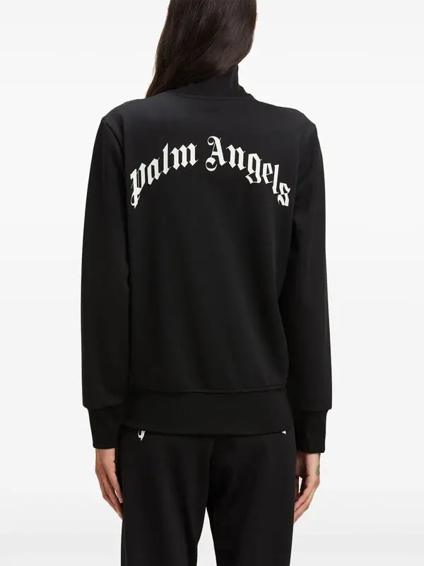 Palm Angels Logo Zipped Track Jacket