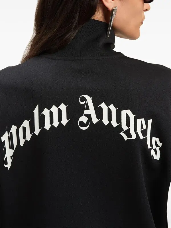 Palm Angels Logo Zipped Track Jacket