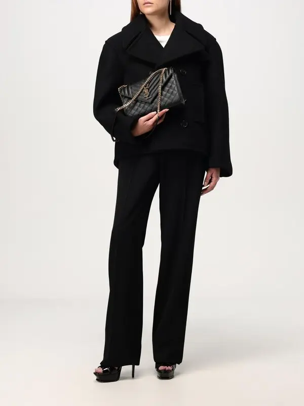 Saint Laurent Wool Trench Coat