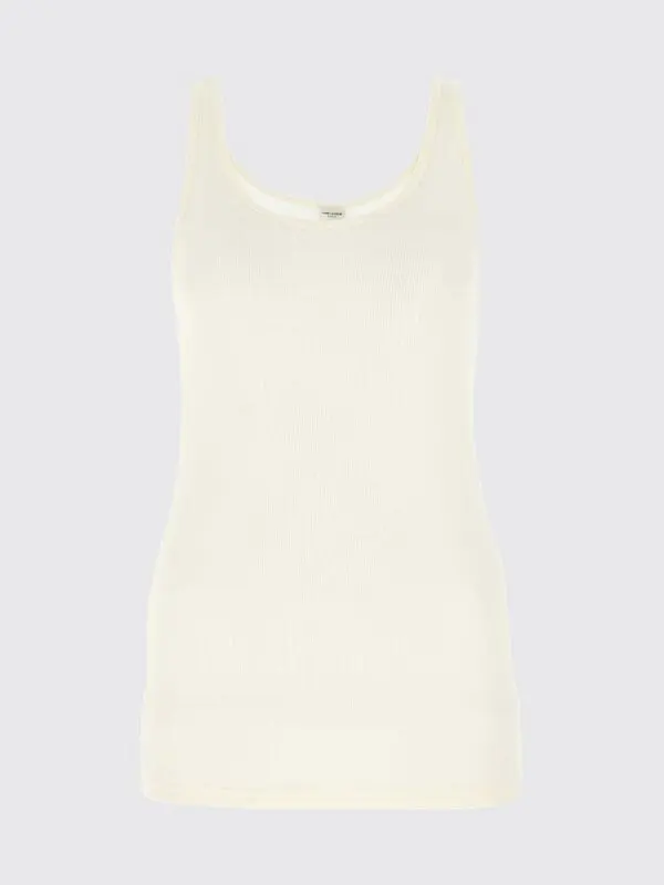 Saint Laurent Cotton Blend Tank Top