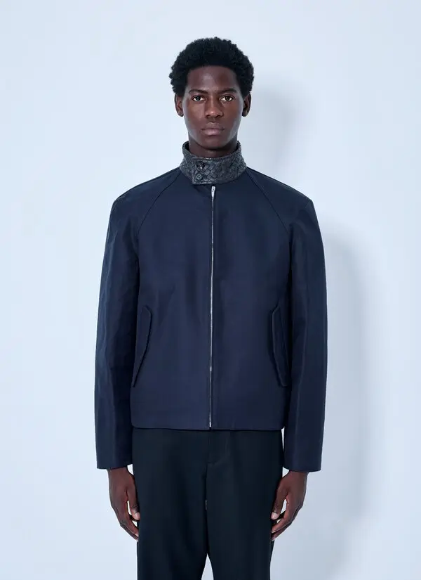 Bottega Veneta High-collar Zip Jacket