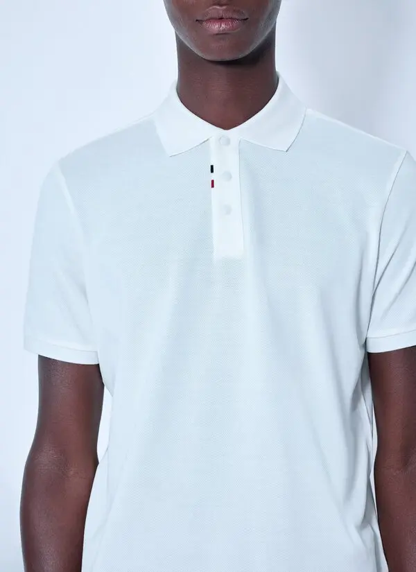 Moncler Piqué Polo Shirt