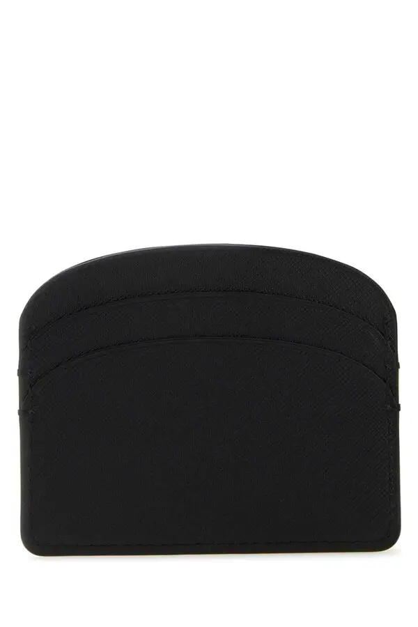 A.p.c. Leather Demi-lune Card Holder