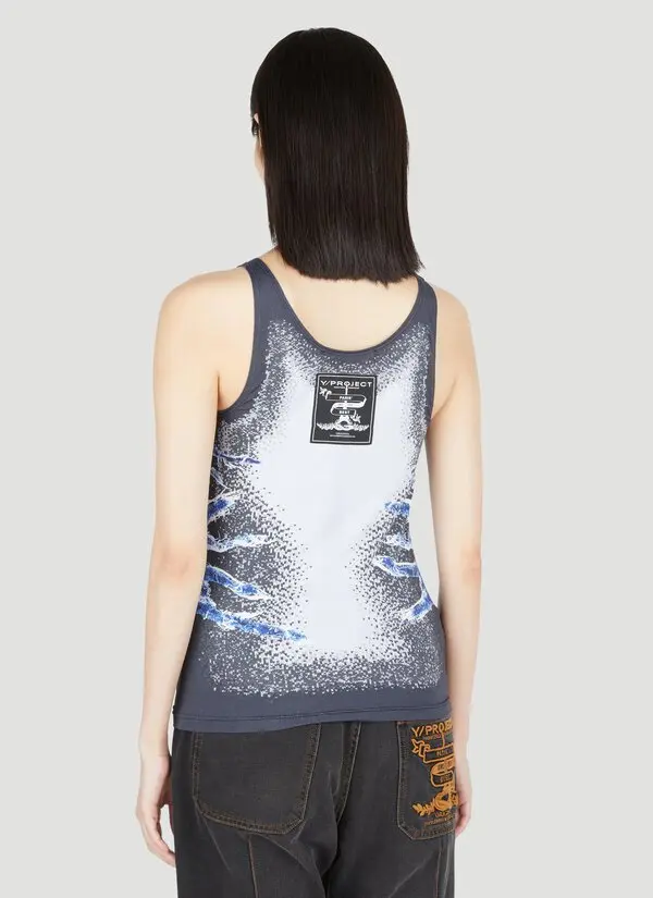 Y/project Whisker Print Tank Top
